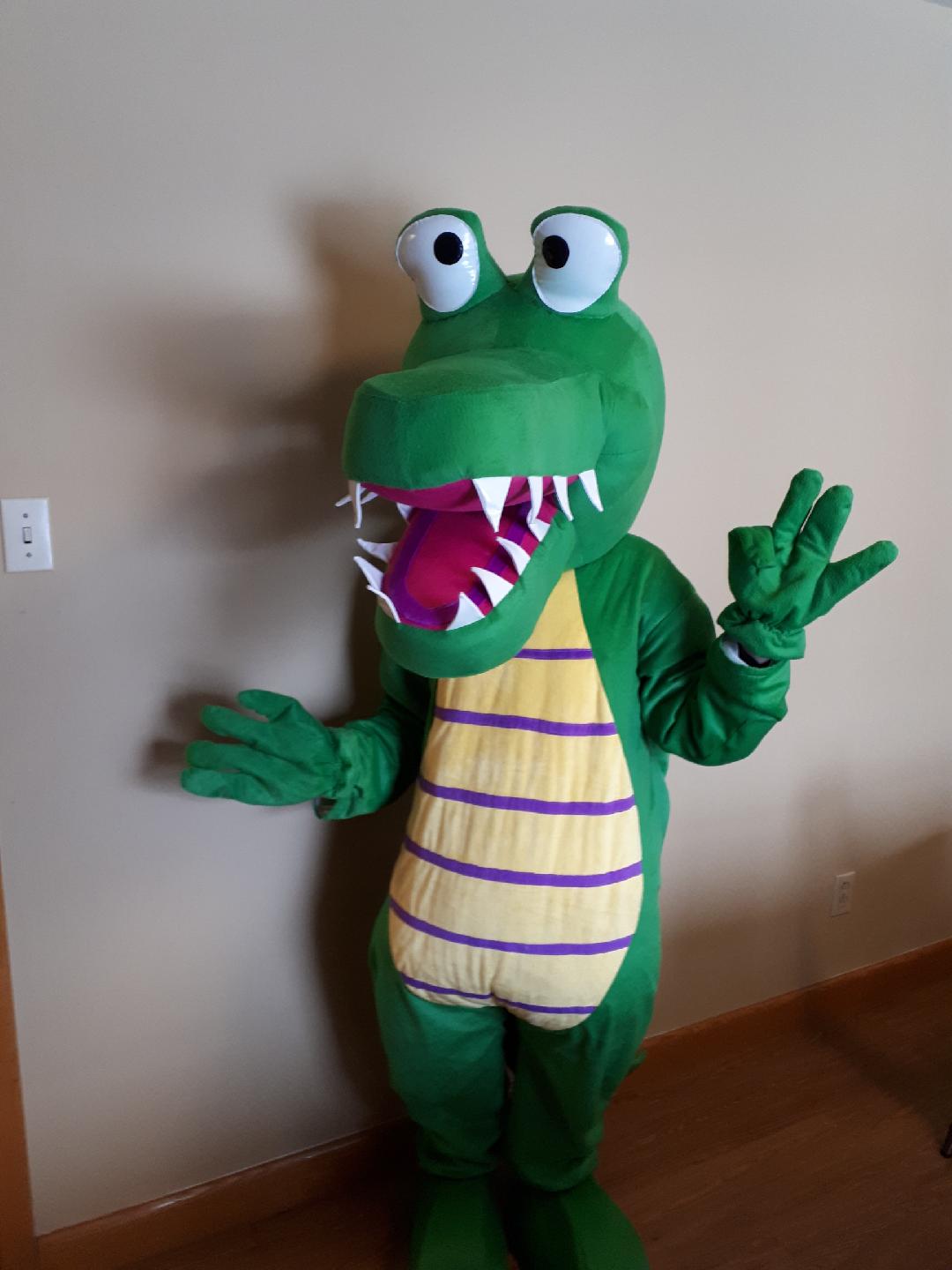 Mascotte "Croco" - Sherbrooke Loisirs-Action